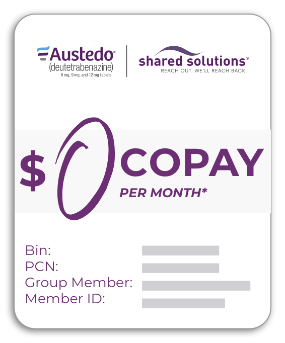 Financial Support | AUSTEDO® | Tardive Dyskinesia Treatment
